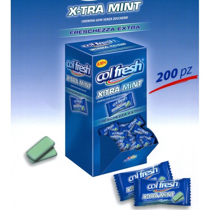 COLFRESH DUETTO GUM X-TRA MINT BOX 200 PZ - GIOTAB